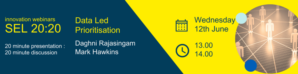 SEL 20:20 Innovation Webinar, 12 June 1pm - South East London ICS