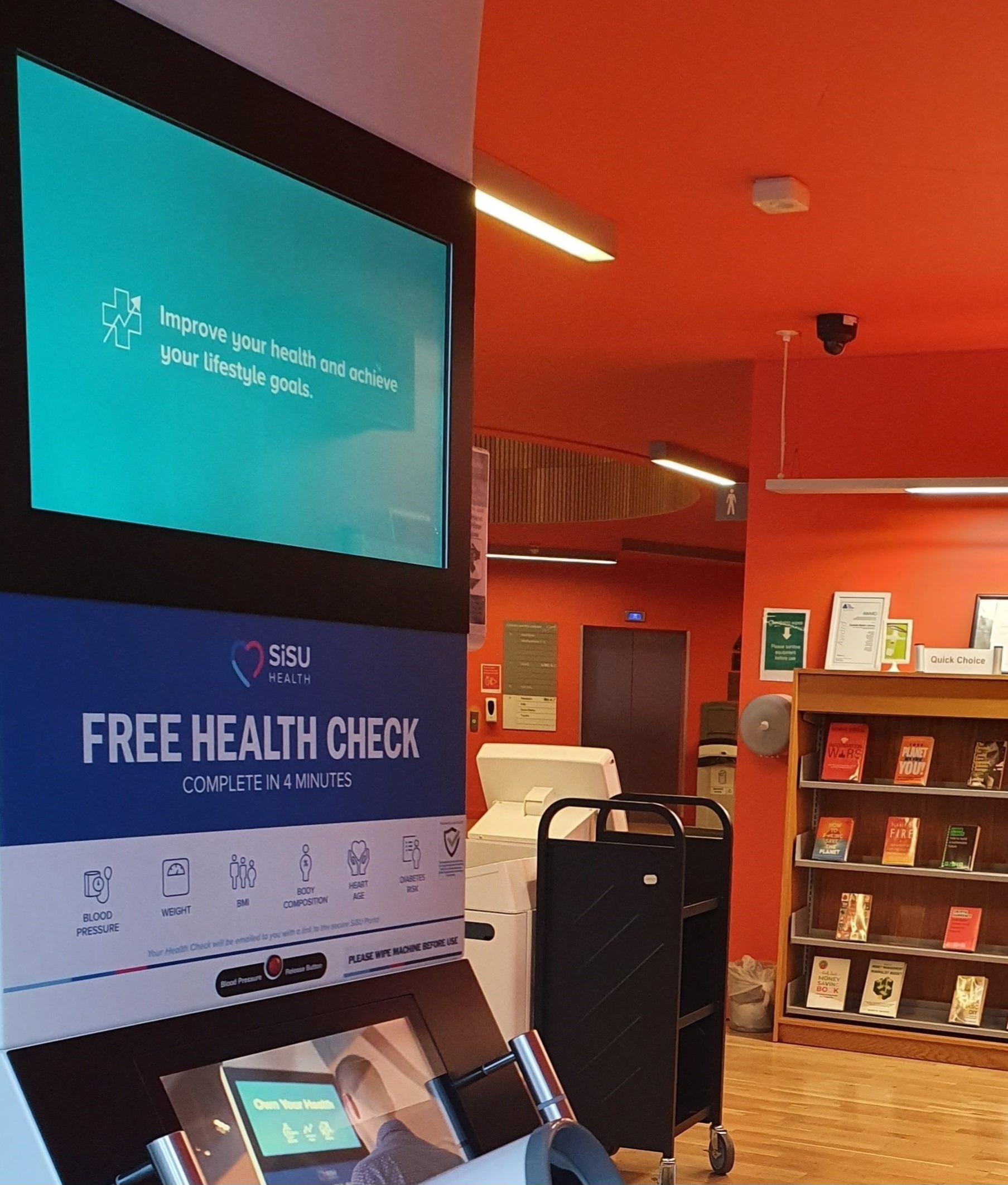 Free health check kiosks in Southwark - South East London ICS