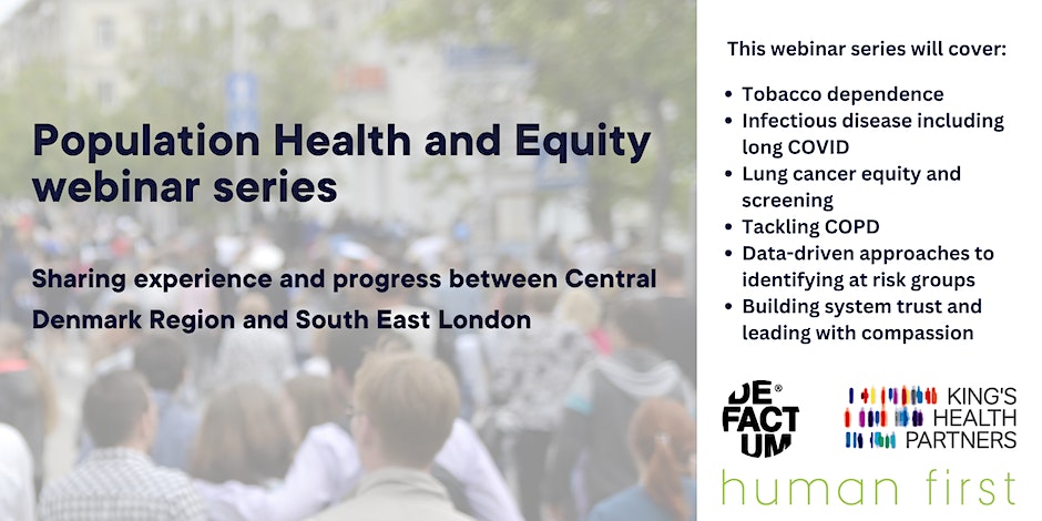 Population Health And Equity Webinar Series 2023 South East London Ics